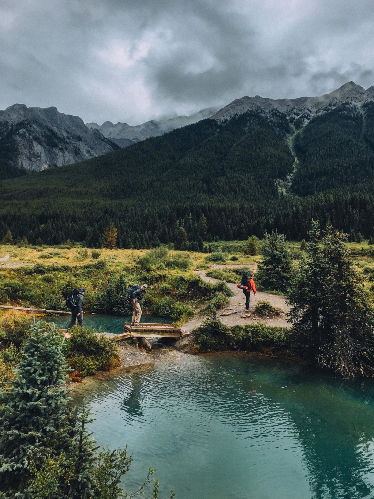BACKPACKING IN BANFF // an epic rain-soaked adventure ...
