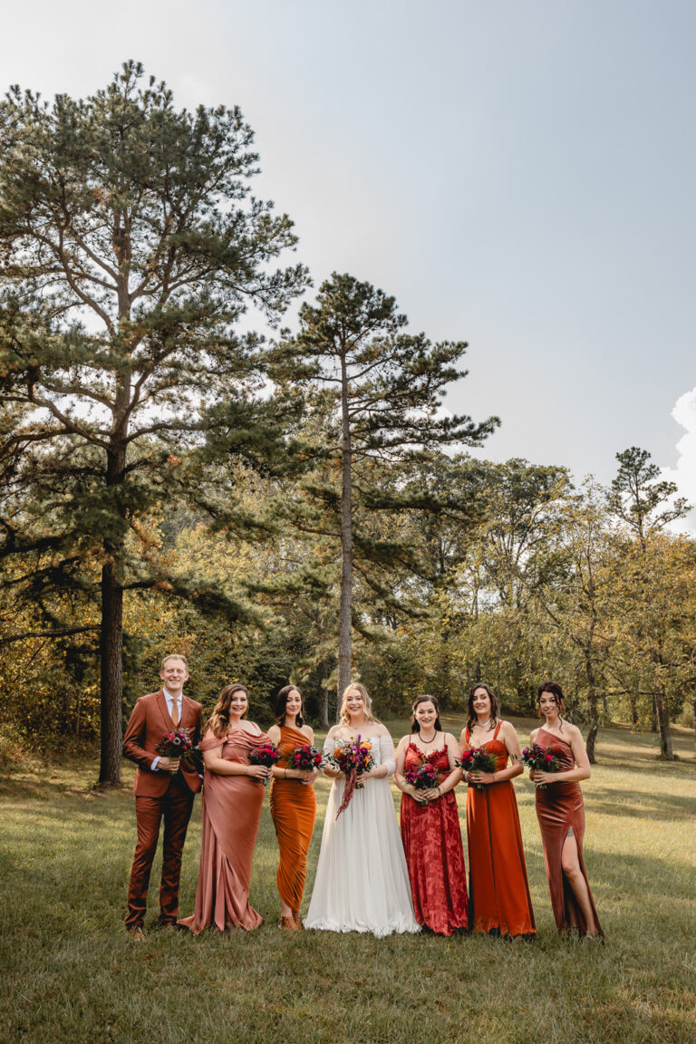 BEKAH + TONY // a colorful + carefree woodsy wedding at Lost Hill Lake ...