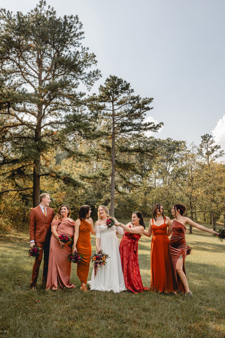 BEKAH + TONY // a colorful + carefree woodsy wedding at Lost Hill Lake ...