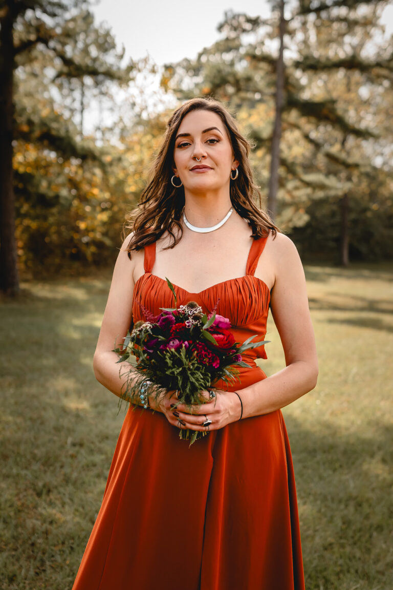 BEKAH + TONY // a colorful + carefree woodsy wedding at Lost Hill Lake ...